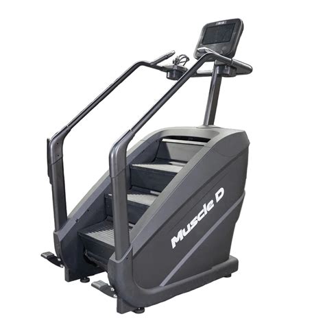 Muscle D Fitness Elite Commercial Stair Climber Touch Screen