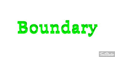 Boundary Word Animated  Logo Designs