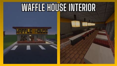 How To Make Waffle House Interior Refresh Series Minecraft Tutorial