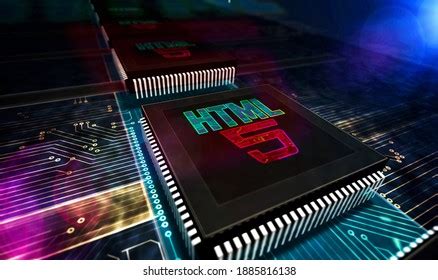 Html5 Development Symbol Web Programming Language Stock Illustration