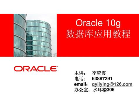 01第01章 Oracle 10g简介word文档在线阅读与下载无忧文档
