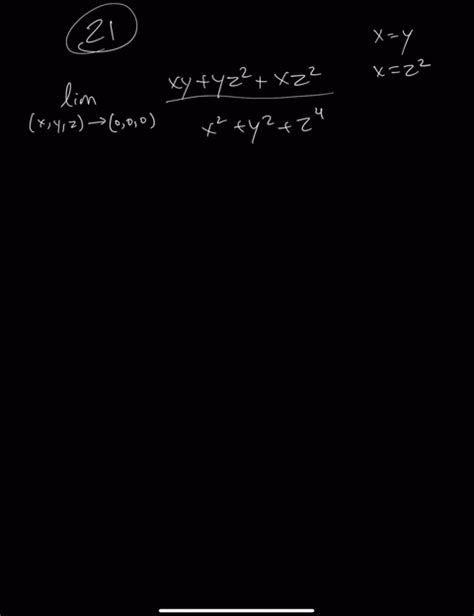 solved find the limit if it exists or show that the limit does not exist displaystyle lim