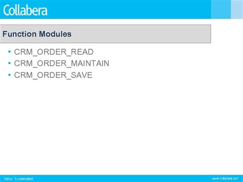 SAP CRM CRM One Order