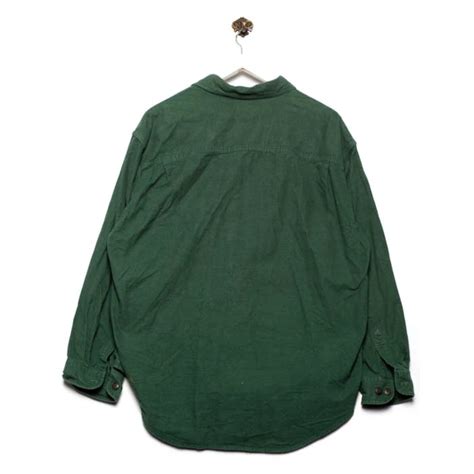 Vintage Chamios Long Sleeve Shirt Basic Look Green Grailed