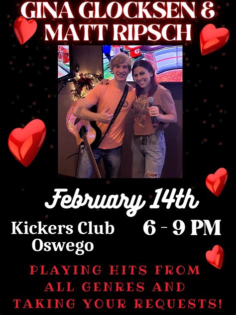 Gina Glocksen And Matt Ripsch At Kickers Club Oswego