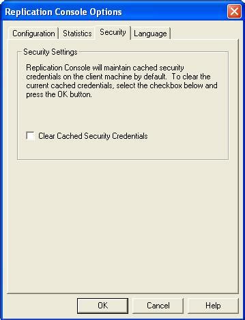 Clearing Stored Security Credentials