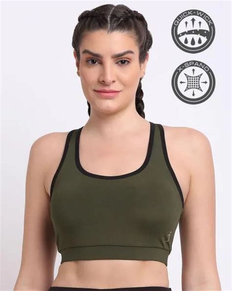 Buy Racerback Padded Sports Bra Online At Best Prices In India Jiomart