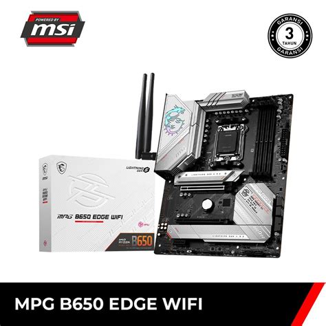 Jual Msi Motherboard Mpg B Edge Wifi Ddr Amd Shopee Indonesia