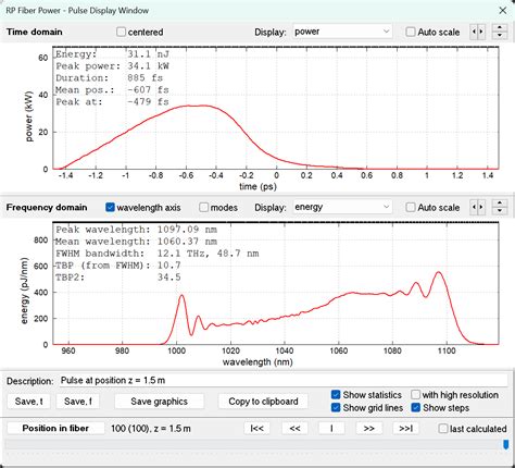 Pulsed Fiber Amplifier Modeling With The Software Rp Fiber Power
