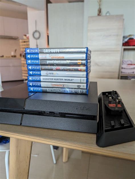 Ps4 Cuh 1106a Model With 8 Games Video Gaming Video Game Consoles