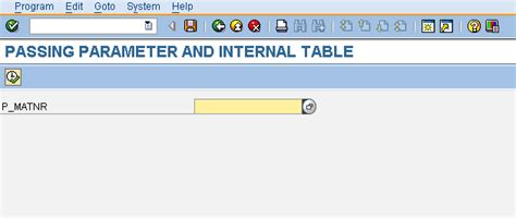 Sap Tech Global Class Passing Parameters Parameter And Internal Table To Methods