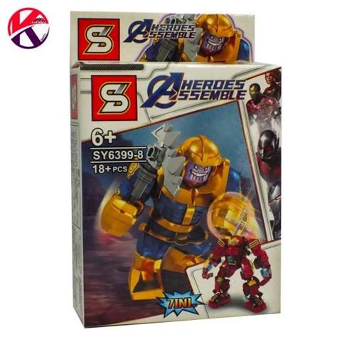 قیمت و خرید لگو انتقام جویان سری 4 تایی کاپیتان امریکا مرد موچه ای هاکای و تانوس Sy6399 5 تا 8