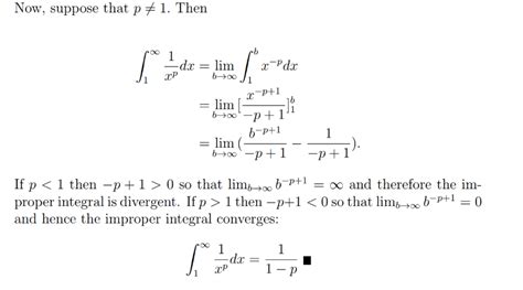 Is This Correct I Keep Getting A Different Result Improper Integrals