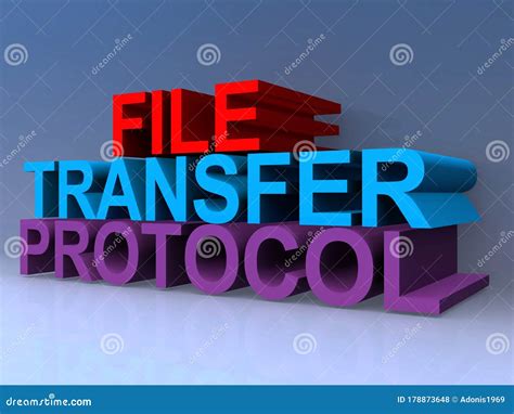 File Transfer Protocol Stock Illustration Illustration Of Exchange