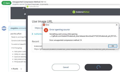 unsupported compression method 14 · issue 46 · krakenrf krakensdr doa