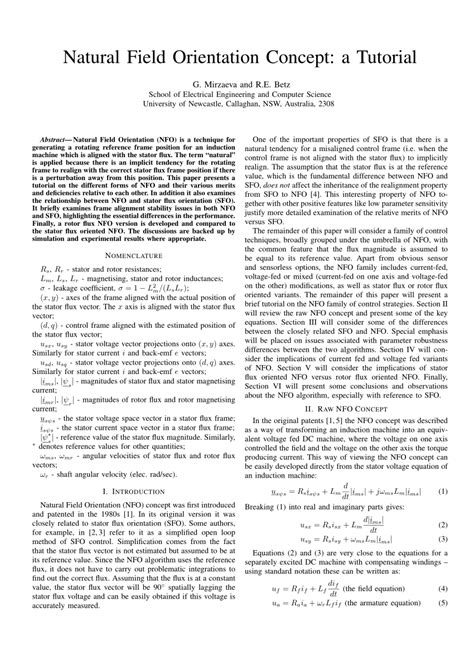 PDF Natural Field Orientation Concept A Tutorial