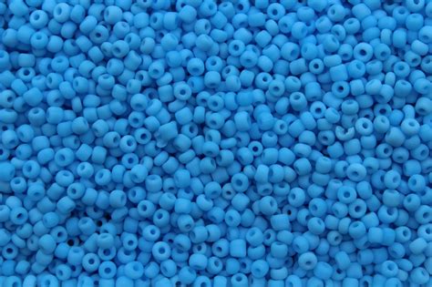 80 Blue Light Opaque Matte Price Per Gram Bead Trimming And Craft Co
