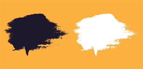 그런 지 브러쉬 스트로크 배너 서식 파일 프리미엄 벡터