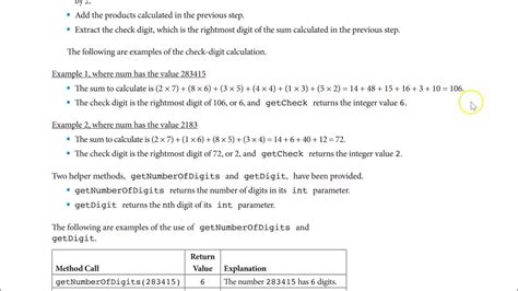 Apcsa Frq1 Methods And Control Structures Youtube
