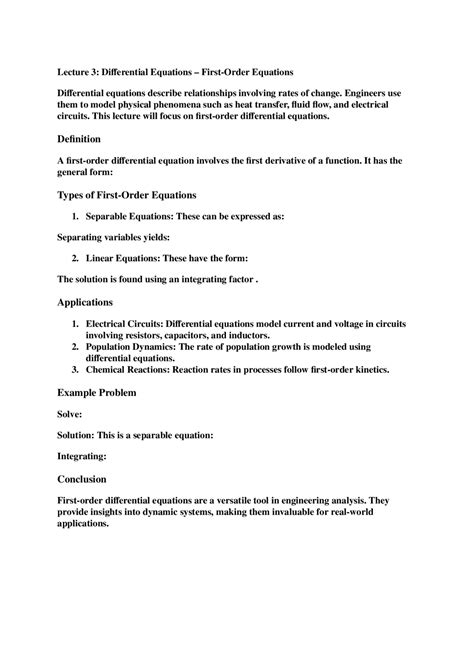 Calculus Lecture 3 Note Lecture Notes Mathematics Docsity