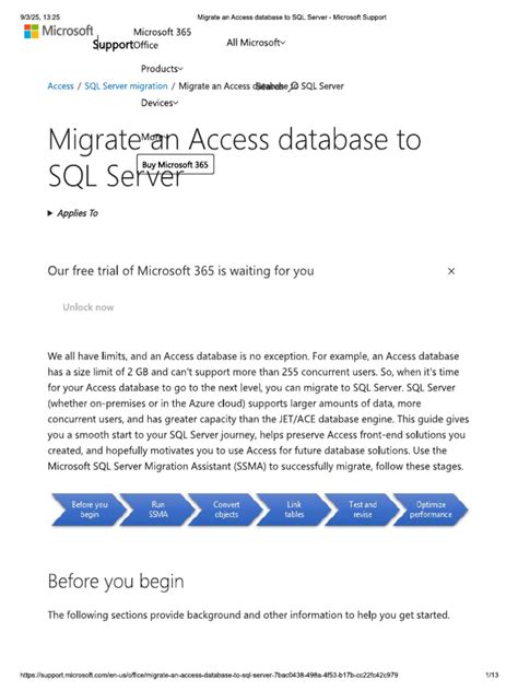 Migrate An Access Database To Sql Server Pdf