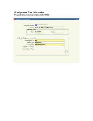Oracle Ebs Otl Setup Document DOC