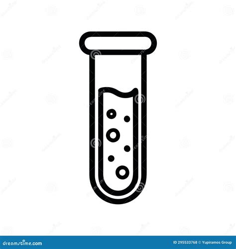 Lab Flask Icon Illustration Stock Vector Illustration Of Chemistry Test