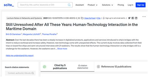 Still Unresolved After All These Years Human Technology Interaction In