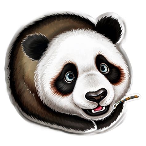 Download Cute Panda Sticker Png Xyh