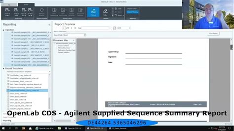 Openlab Cds Agilent Supplied Sequence Summary Report De44264 5365046296