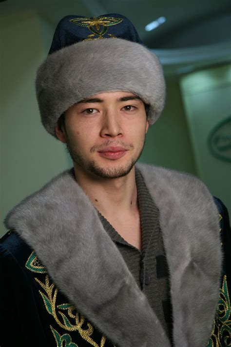 Kazakh National Mens Fashion Kasachstan Kultur Leute