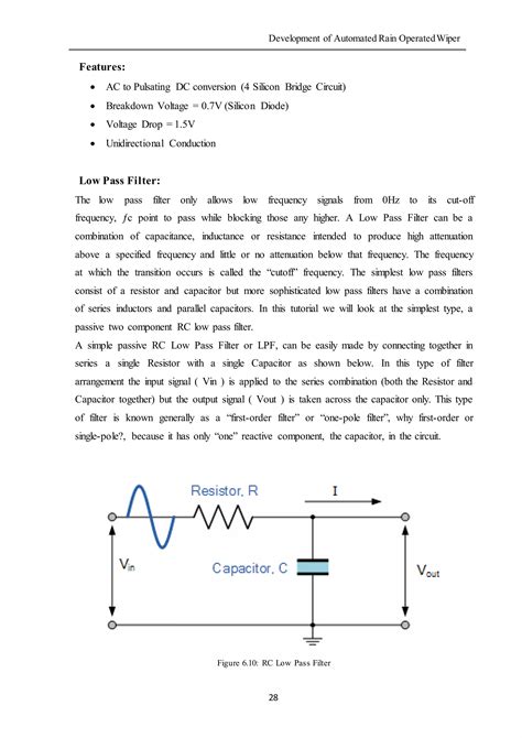 “automatic Rain Operated Wiper” Docx