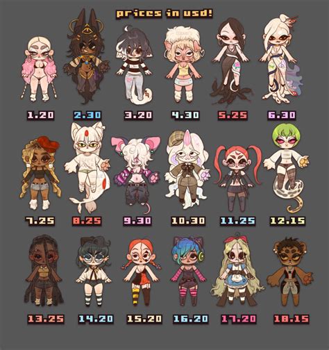 6 18 Chibi Batch By Dnovaa On Deviantart