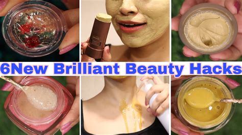 6 Unseen Brilliant Beauty Hacks🙆🏻‍♀️homemade Body Polishing And Makeup