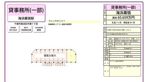 千葉市美浜区中瀬1 3海浜幕張駅幕張テクノガーデンb棟部屋番号：1Ⅰの賃貸事務所・貸事務所・貸店舗の詳細｜テナントbiz 55725