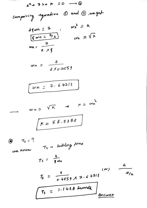 [solved] a unity feedback system with forward tf g s k s s 7 is