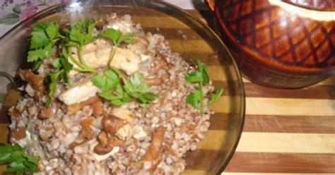Гречка с мясом и лисичками в горшочке рецепт с фото пошаговый от Наталия Овкусе ру