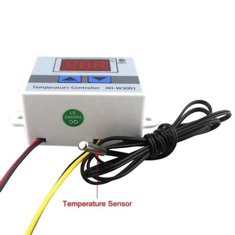 24V Digital LED Temperature Controller Thermostat Switch Waterproof Probe Wire Connect High