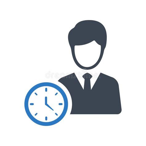 Time Management Icon Time Schedule Symbol Stock Vector Illustration