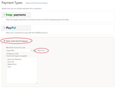 Setting Up Your Gateway Connector In Infusionsoft Openpath Inc