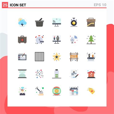 25 Flat Color Concept For Websites Mobile And Apps Corporate Arrow Monnitor Practice