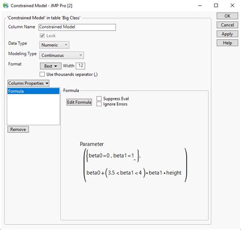 Constrained Linear Model Jmp User Community