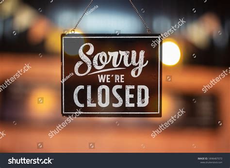 1905 Imágenes De Sorry Were Closed Sign Imágenes Fotos Y Vectores