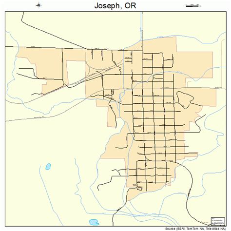 Joseph Oregon Area Map At Jackson James Blog