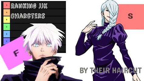 Ranking Jujutsu Kaisen Characters By Haircut ️ ️ Youtube