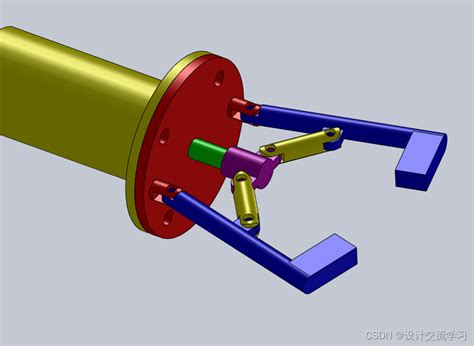 机械手 气动机械手的设计及其plc控制系统 （毕业论文sw三维图动画plc梯形图程序）机械手自动化设计 Csdn博客