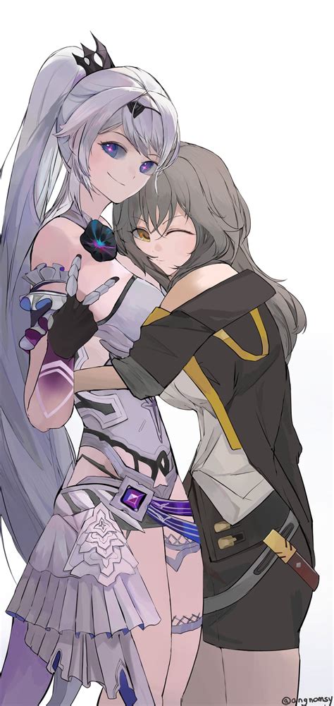 Trailblazer Stelle Kiana Kaslana And Kiana Kaslana Honkai And More Drawn By Angnomsy