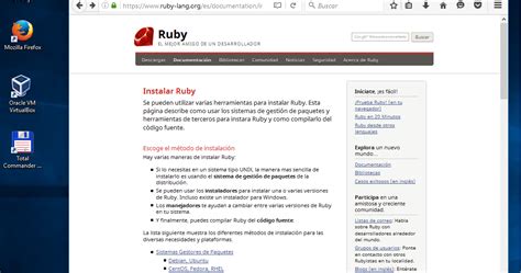 Ruby En Windows Lenguaje De Programación Instalación De Ruby