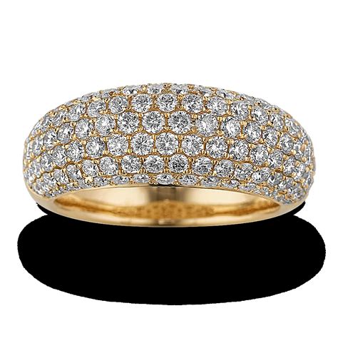 Diamond Anniversary Ring In 14k Yellow Gold Shane Co