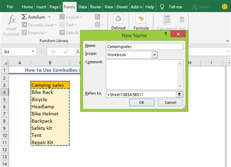 How To Use Combobox In Excel Excelchat